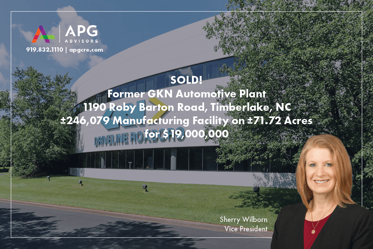 Former GKN Automotive Plant in Roxboro Sold in Major Industrial ...